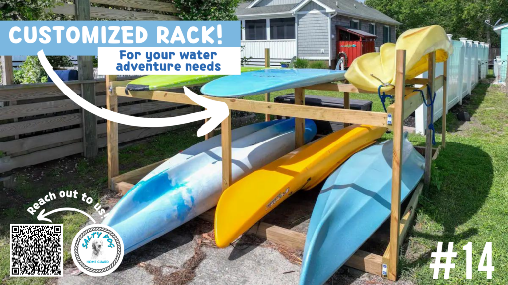 A Custom Made Kayak and Paddle Board Rack! - OBX4SALE